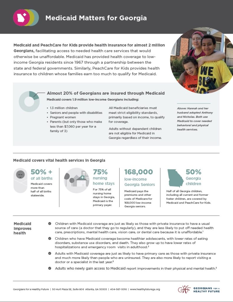 Medicaid in Georgia – Georgians for a Healthy Future